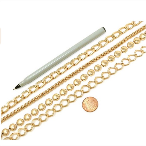 Boutique | Accessories | Multi Link Chain 4 Layer Waist Chain Belt In ...